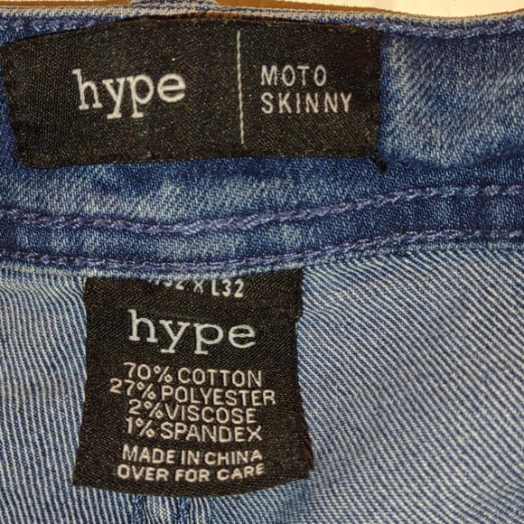 Hype | Jeans | Hype Moto Skinny 32x32 Jeans | Poshmark